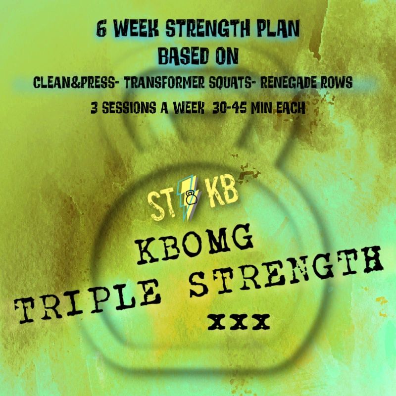6 Week Progressive "Triple Strength" Program