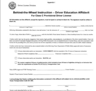 Parent Taught Program | Alvin Street-Wise Driving School