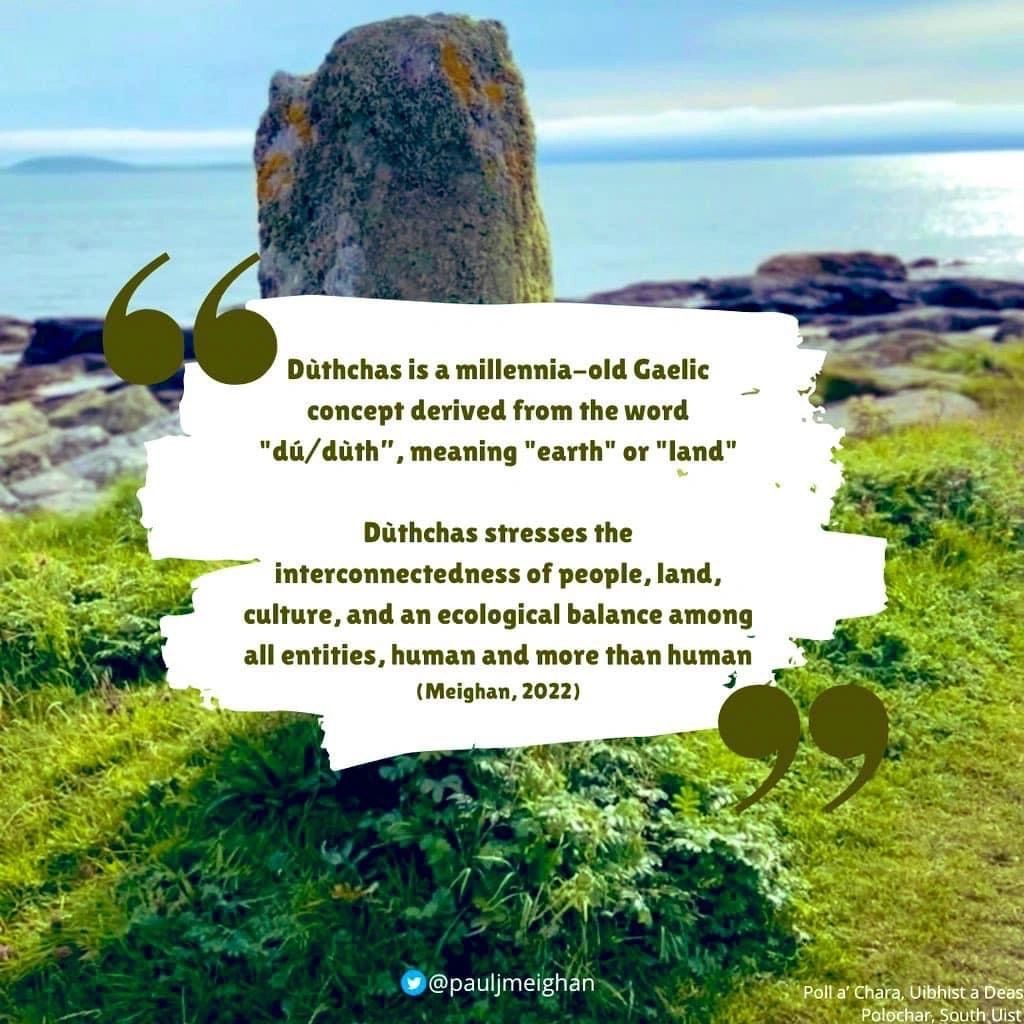 Dùthchas, a Gaelic kincentric concept for sustainable futures