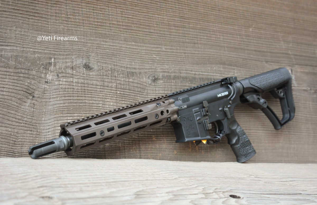 Daniel Defense MK18 RIII FDE MLOK 10.3" SBR NFA 5.56mm W/ SF 4 Prong 5 Mags