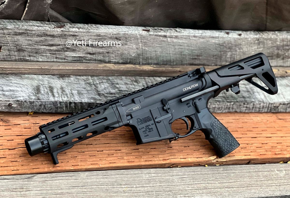 Daniel Defense DDM4 PDW SBR 300 Blackout