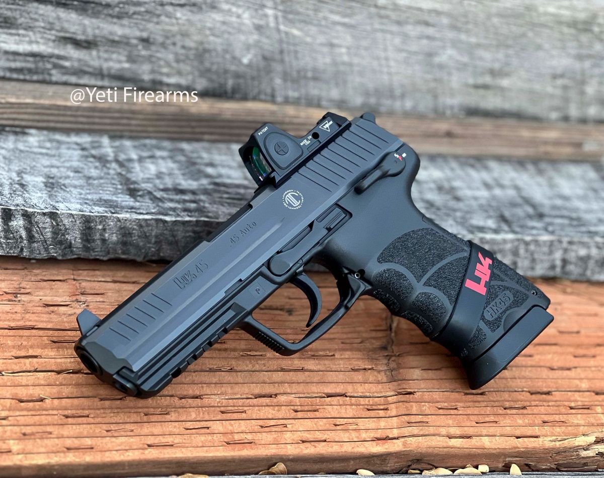 Heckler & Koch / Langdon Tactical Custom HK45 .45 ACP W/ Trijicon RM06