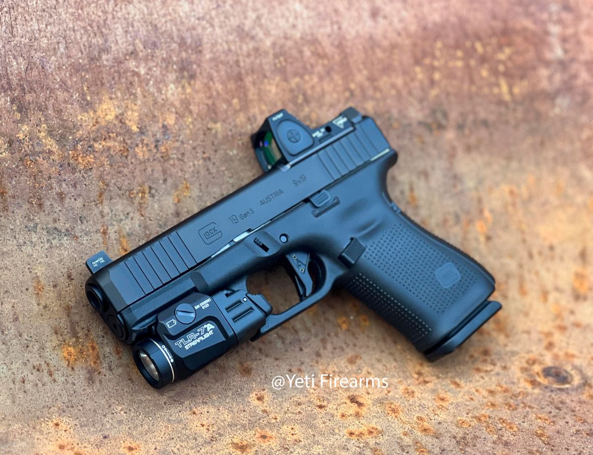 Glock 19 Gen 5 MOS 9mm W/ CHPWS V4 RM06 Agency Arms TLR-7A Flex