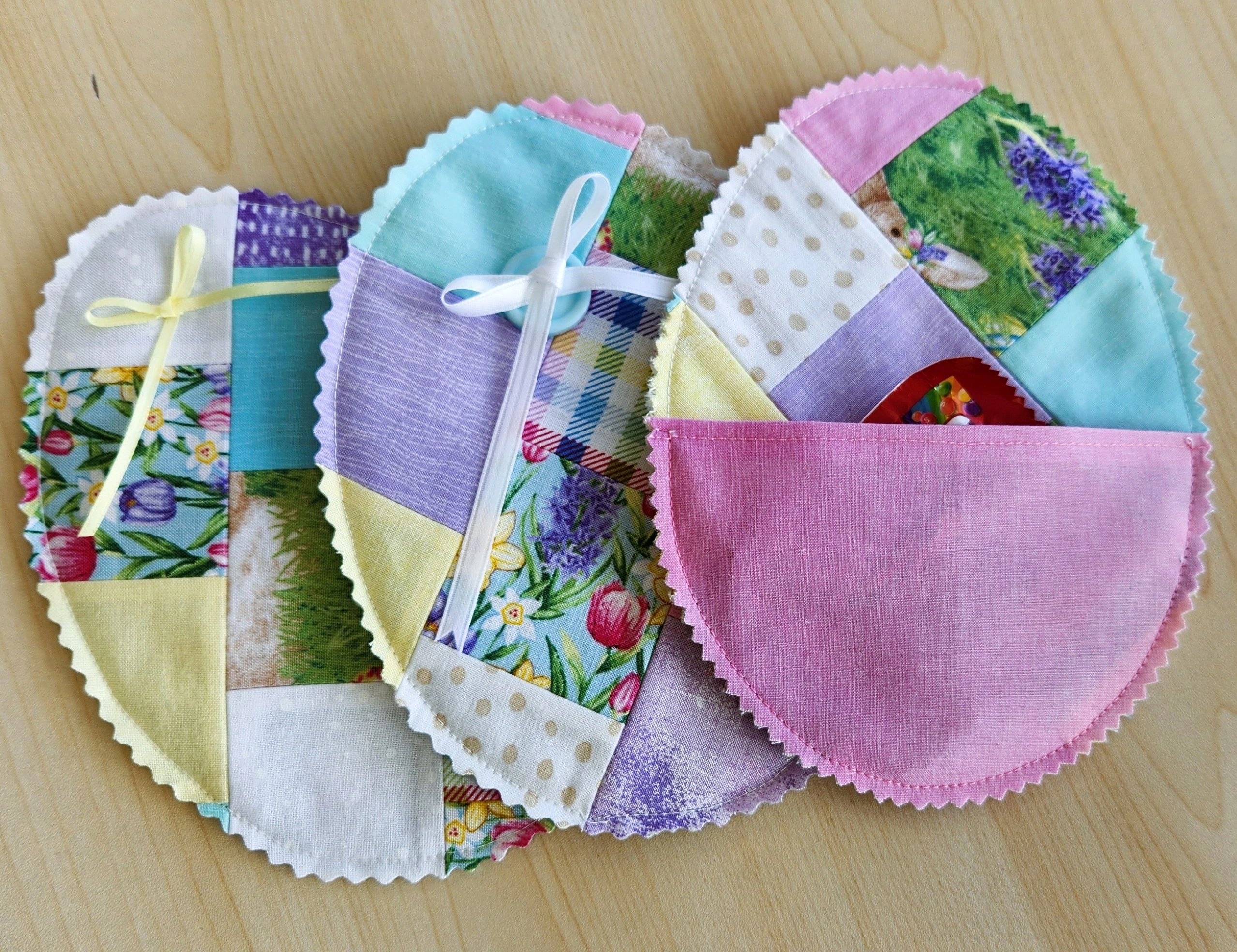 Patchwork Easter Eggs