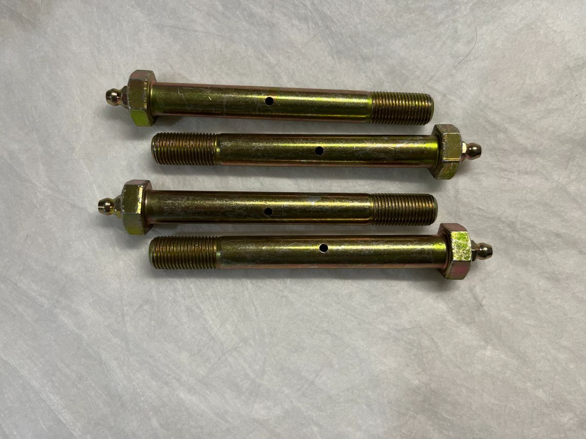 Greasable Shackle bolts 1/2"- 20 thread set of 4
