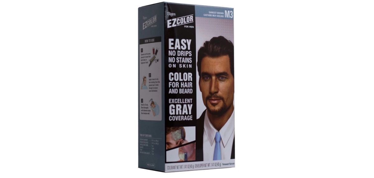 BIGEN EZ COLOR FOR MEN HAIR COLOR KIT M3 [DARKEST BROWN]