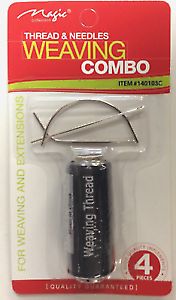 HAIR THREAD&NEEDLE SET 12ct