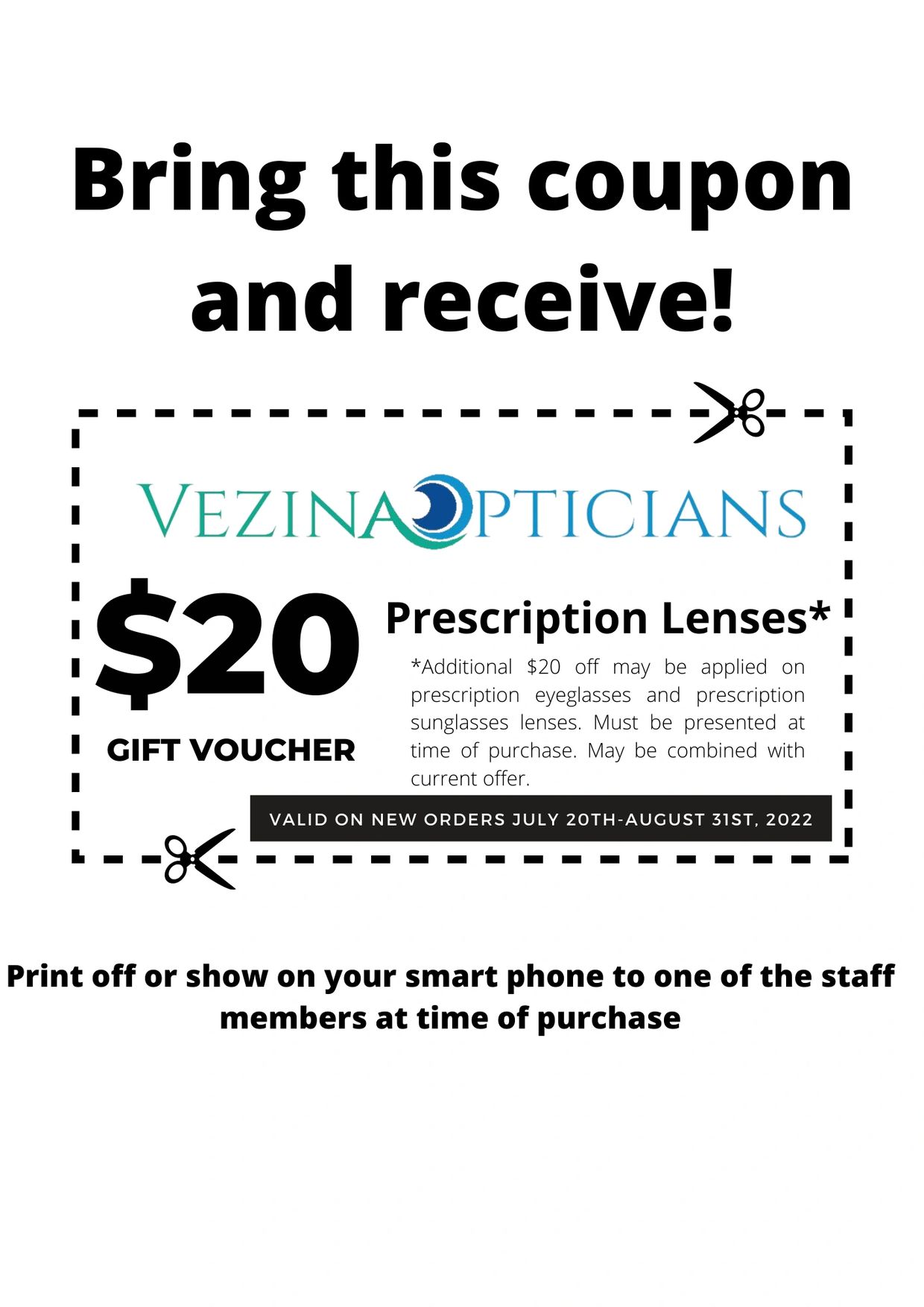 Vezina Opticians - Eyeglasses, Contact Lenses