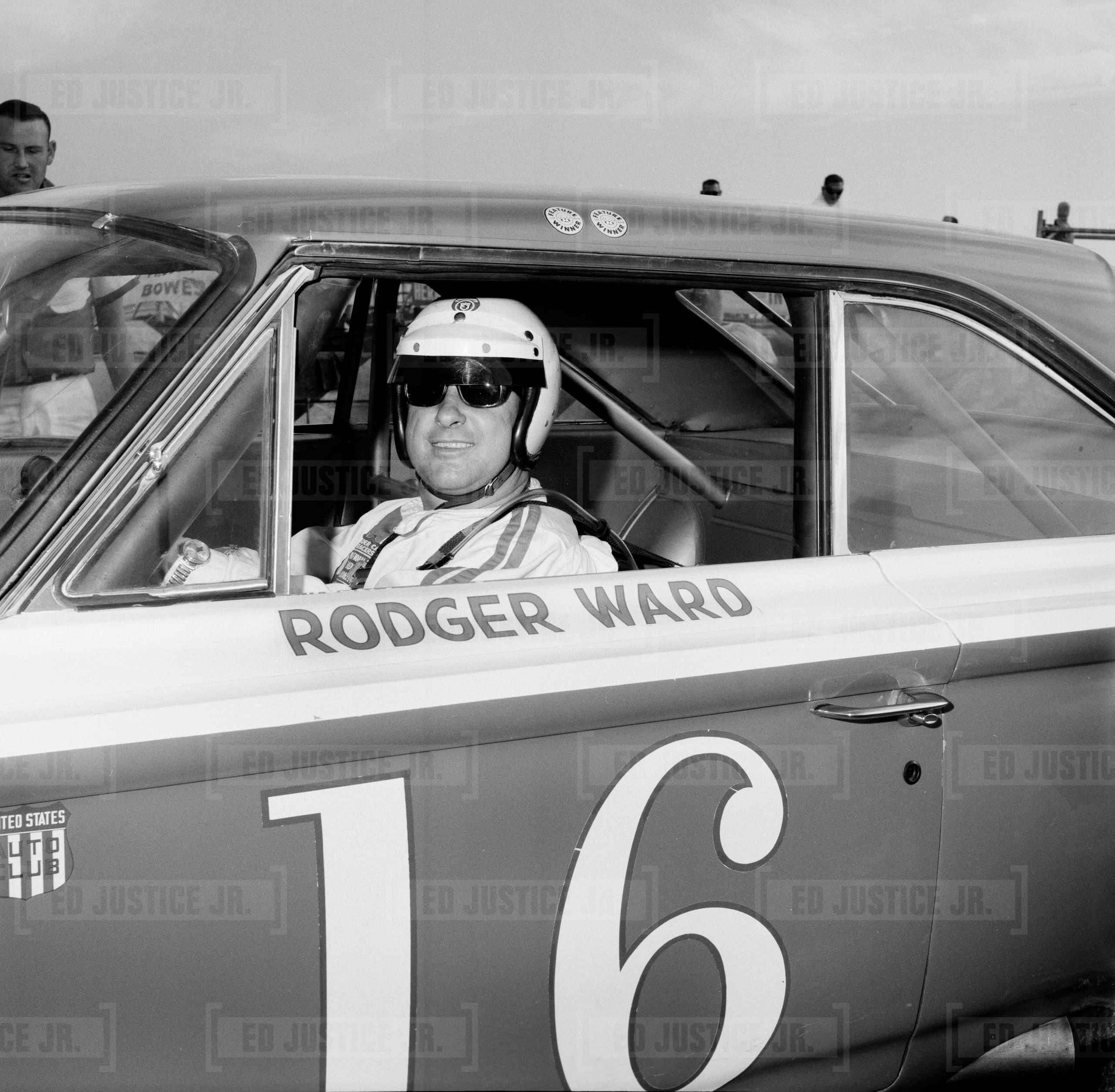 1964 USAC Stock Cars at Ascot Park, Gardena, California.