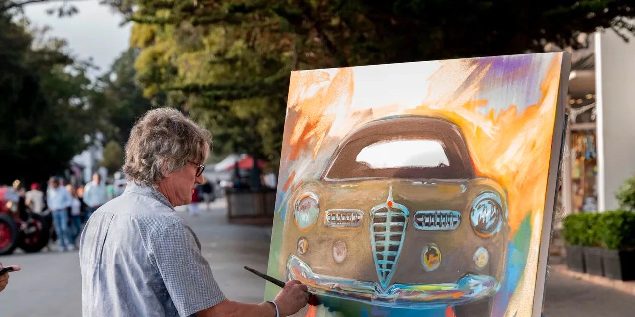 Bill Patterson, World Class Motorsports Artist.