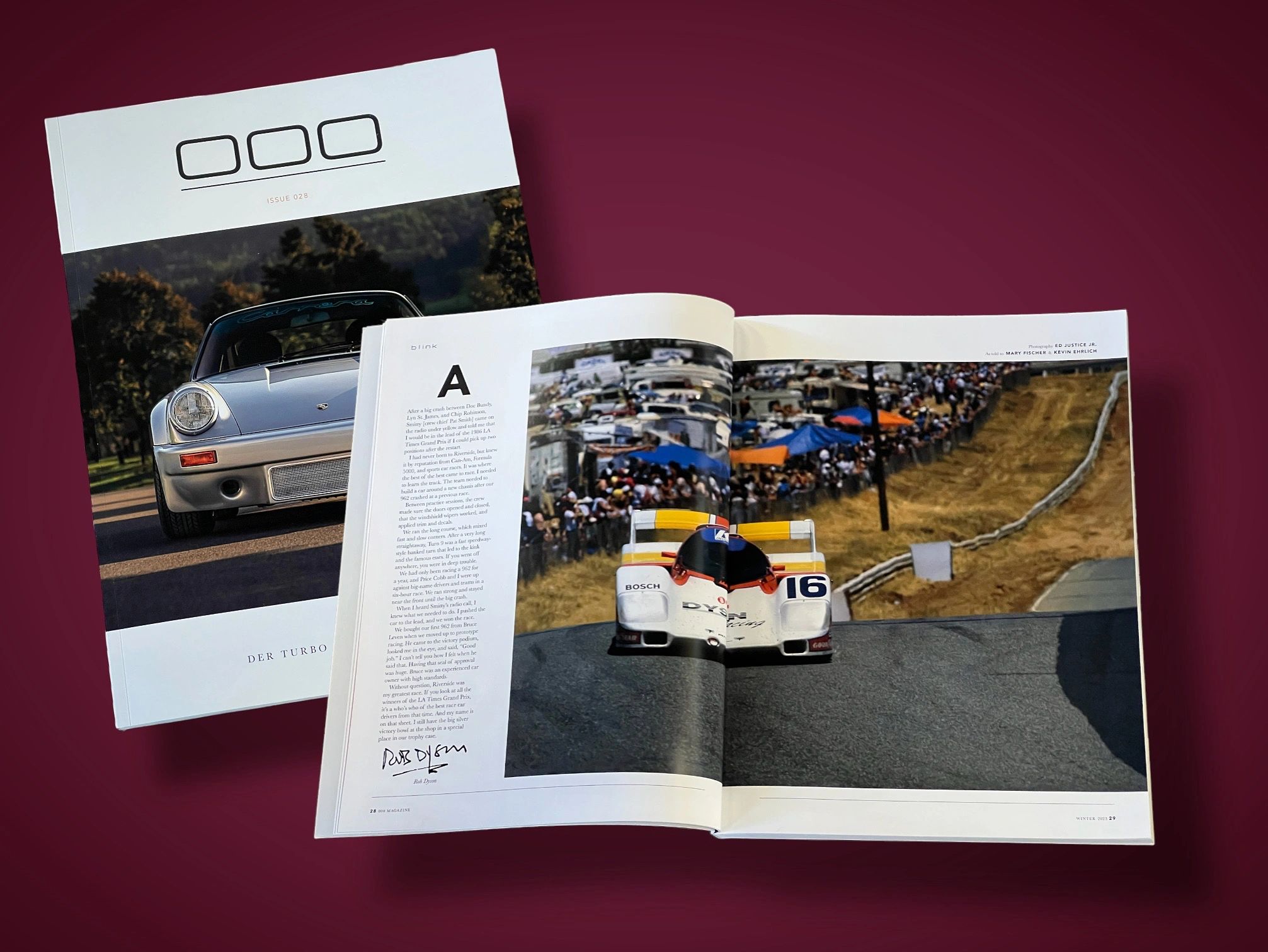 000 magazine, The Magazine for Hardcore Porsche Fans.