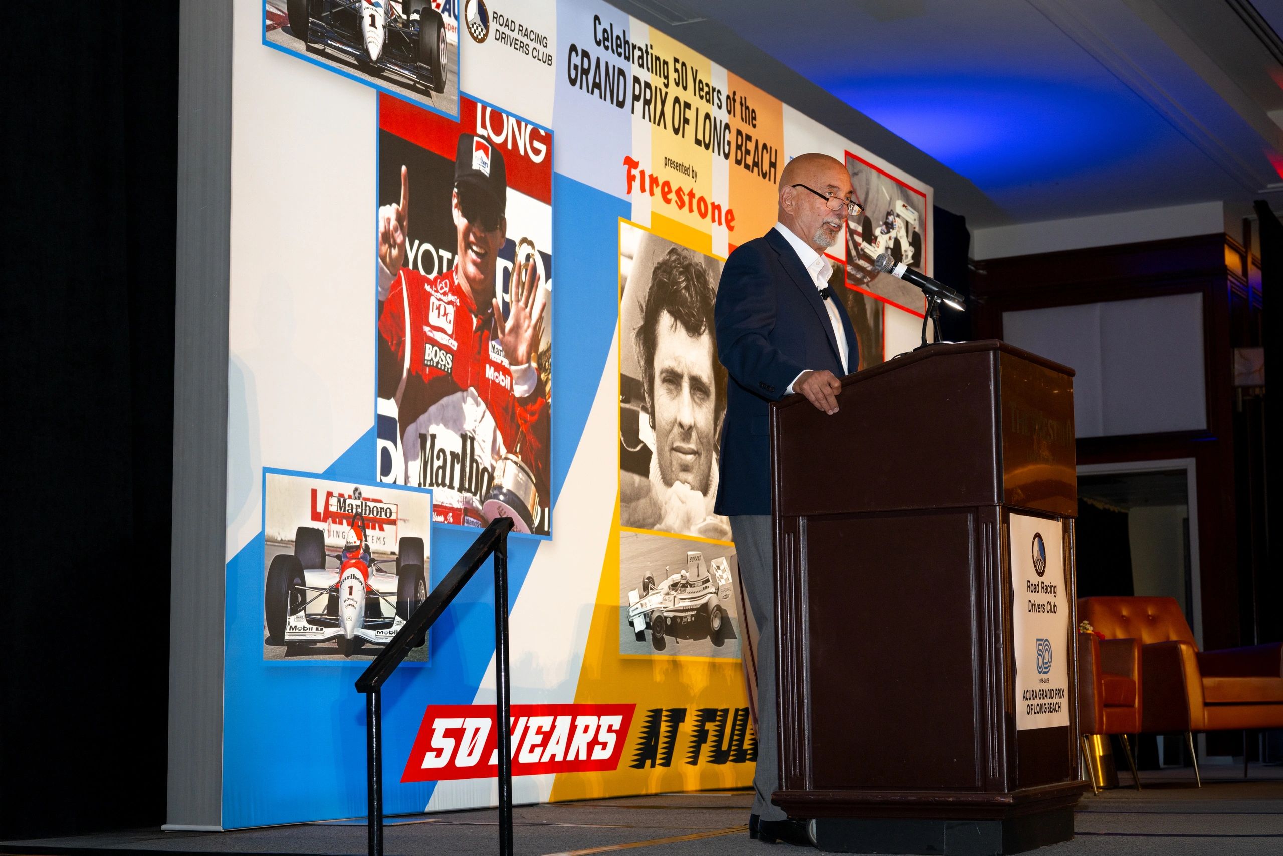 Celebrating the 50th Long Beach Grand Prix.