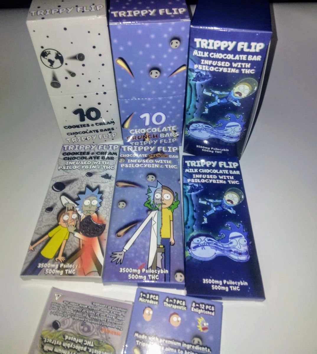 Trippy Flip - THC and Mushroom Chocolate Bar