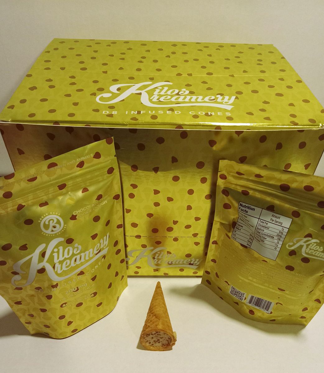 Kilos Kreamery Cone - Cookie Dough