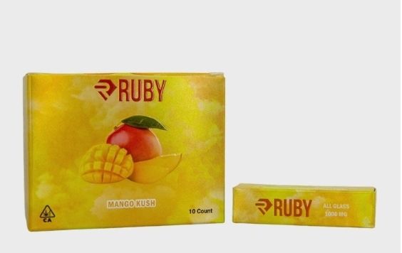 Ruby cart 1g Mango Kush