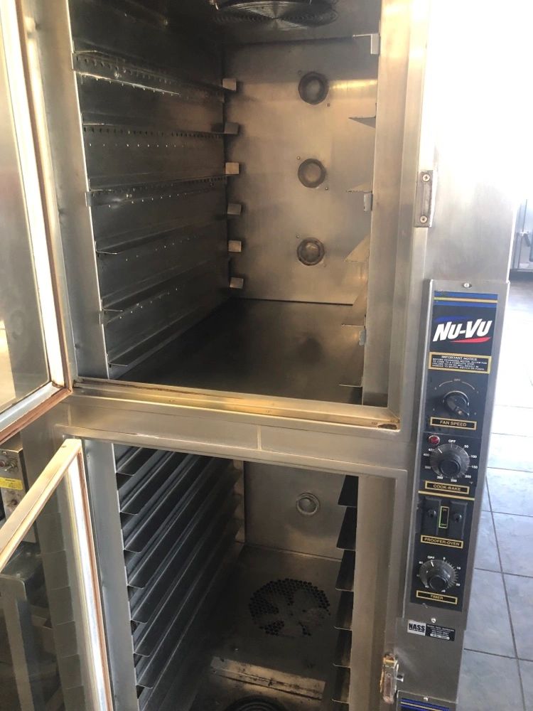 NU VU CONVECTION Oven Proofer COMBO UB-6/8 Electric Bread Baking Rack ...