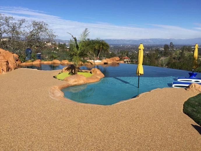 Pebble Stone Pool Deck Benefits