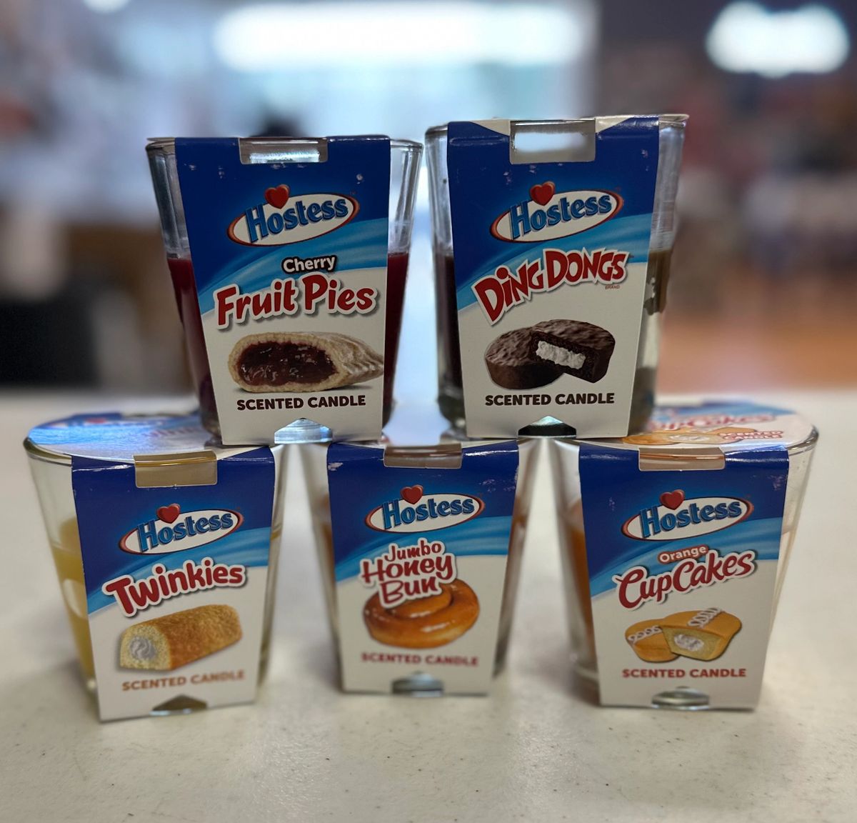 Hostees cake scented candles