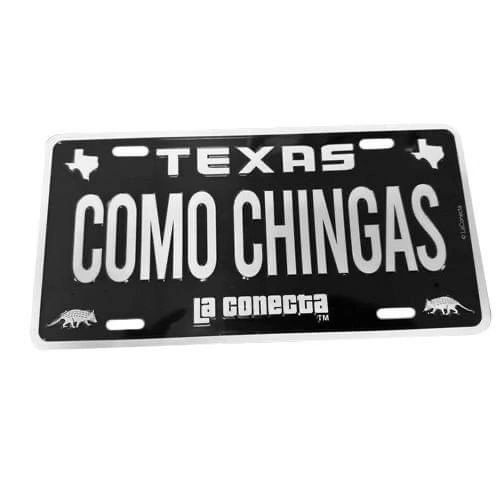 Como Chingas Novelty plate