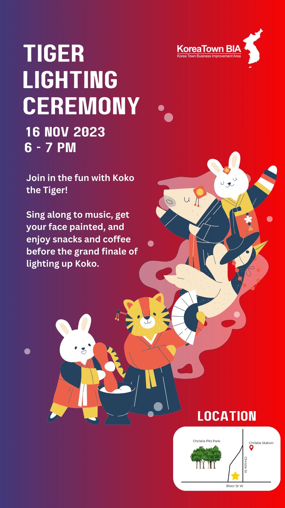 Tiger Lighting Ceremony