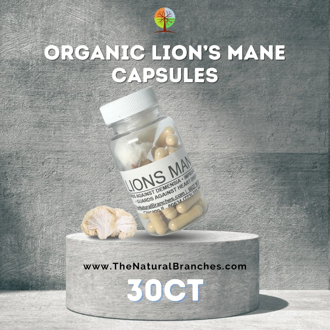 Organic Lion's Mane Capsules 30ct 500mg