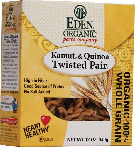 Eden Foods Organic Pasta Company Kamut & Quinoa Twisted Pair
