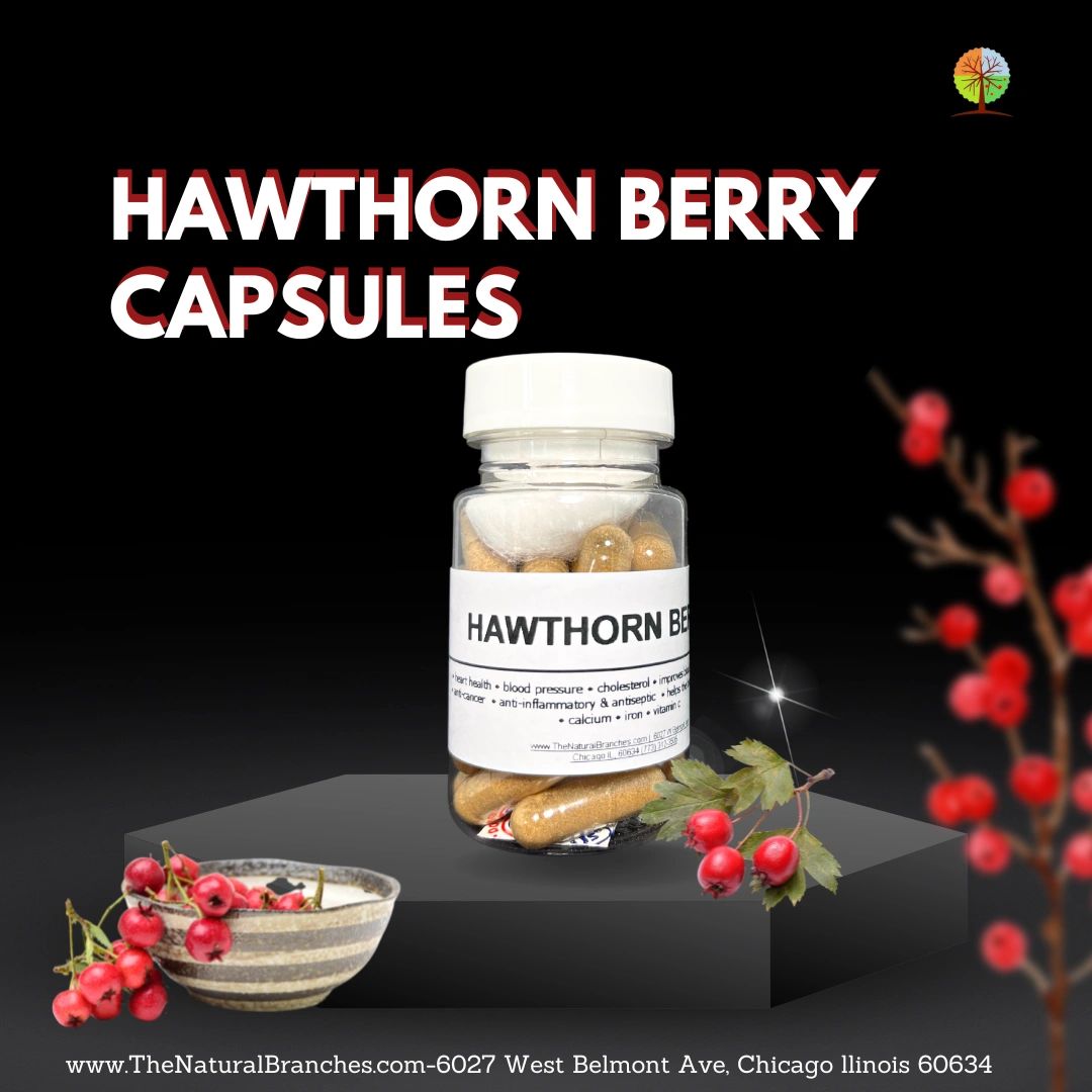 Hawthorn Berry Capsules 500 mg 30ct