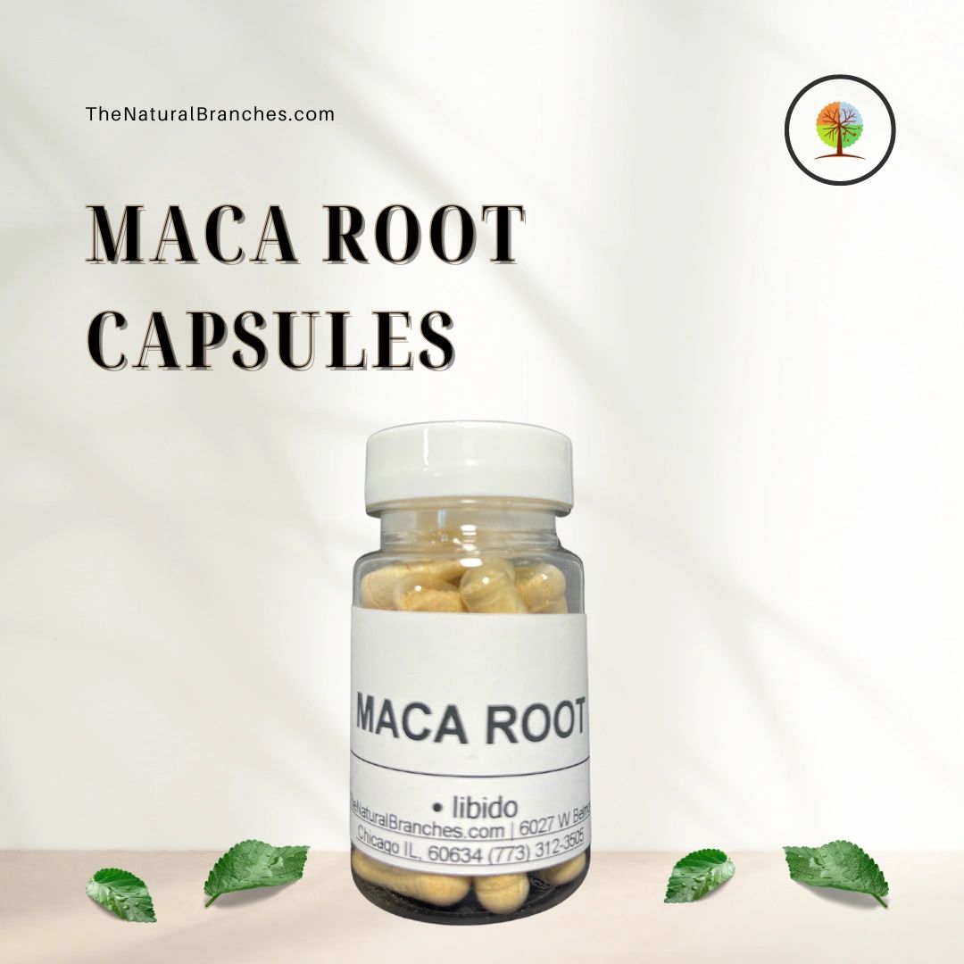 Maca Root Powder Capsules 500mg 30ct