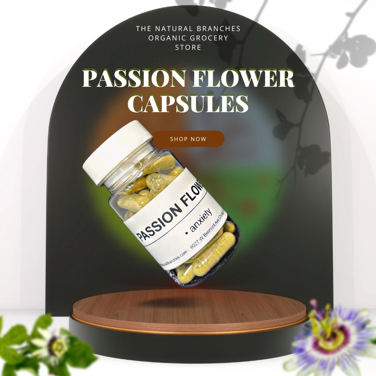 Passion Flower Capsules 500mg (30ct)