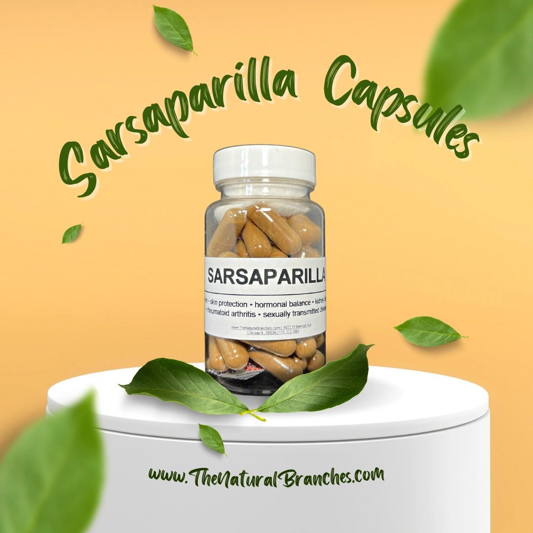 Sarsaparilla Capsules 500mg (30ct)