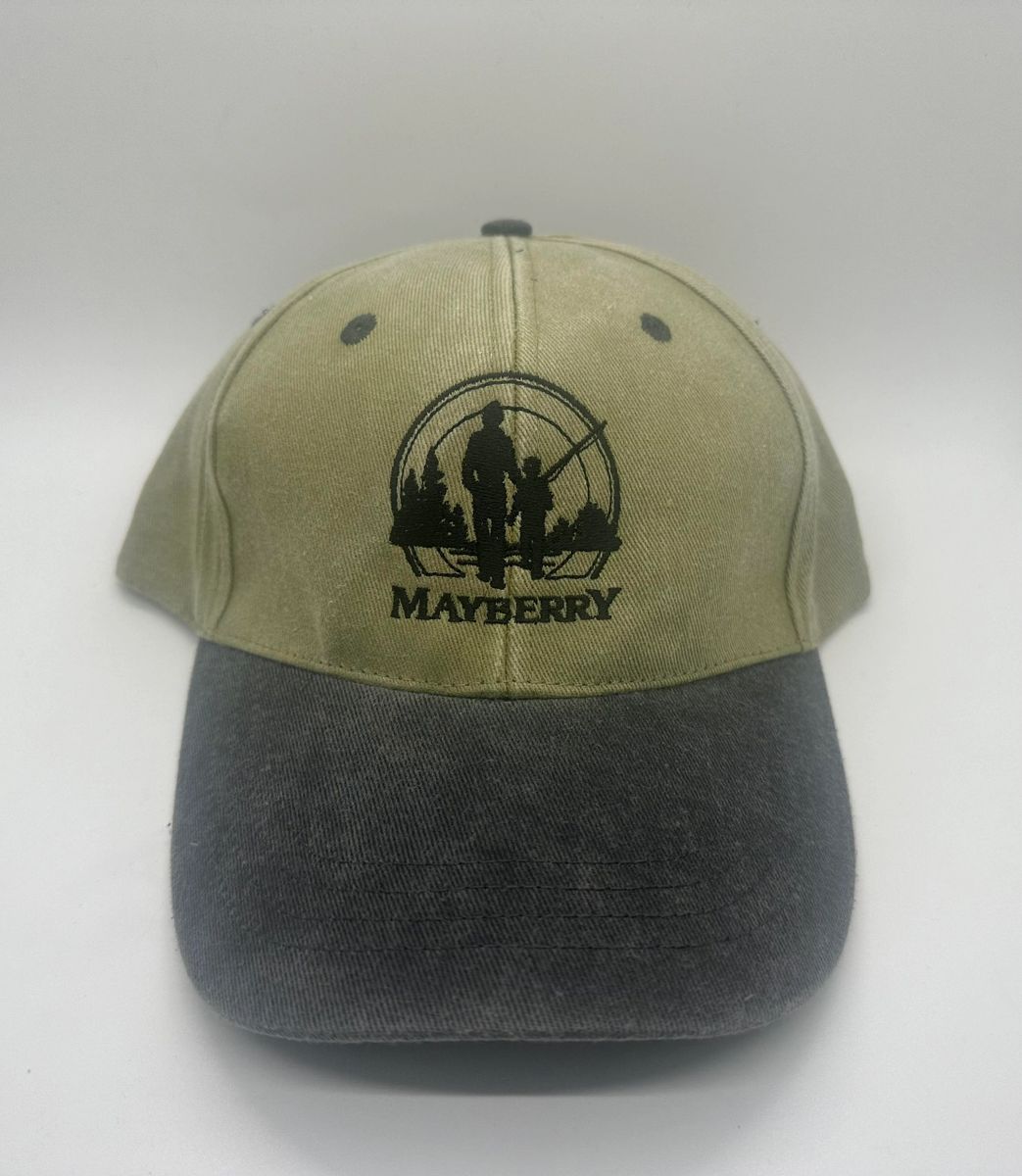 Mayberry Logo Hat Khaki Green w/ Charcoal Bill