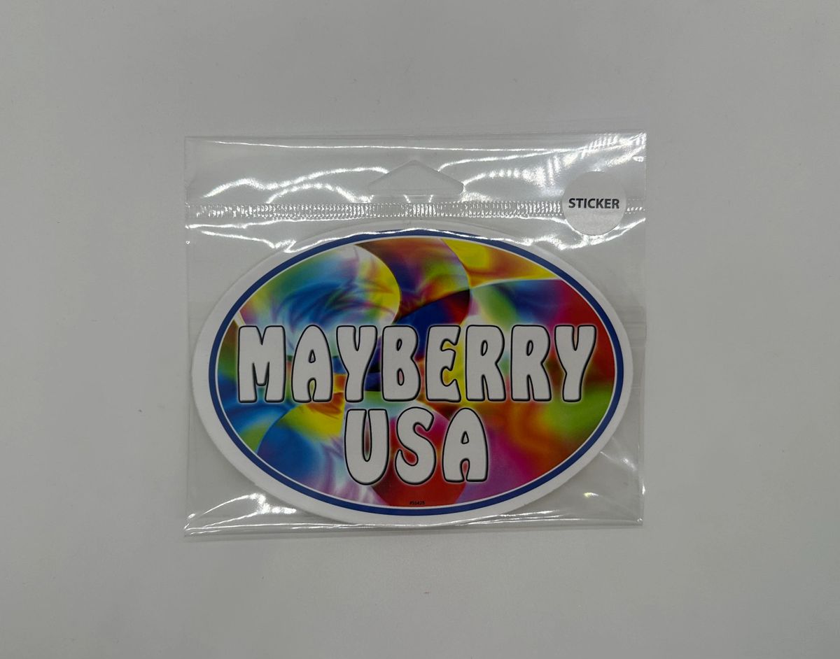 Tie Dye Mayberry Sticker