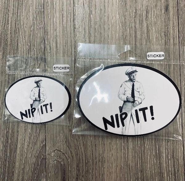 Nip it sticker