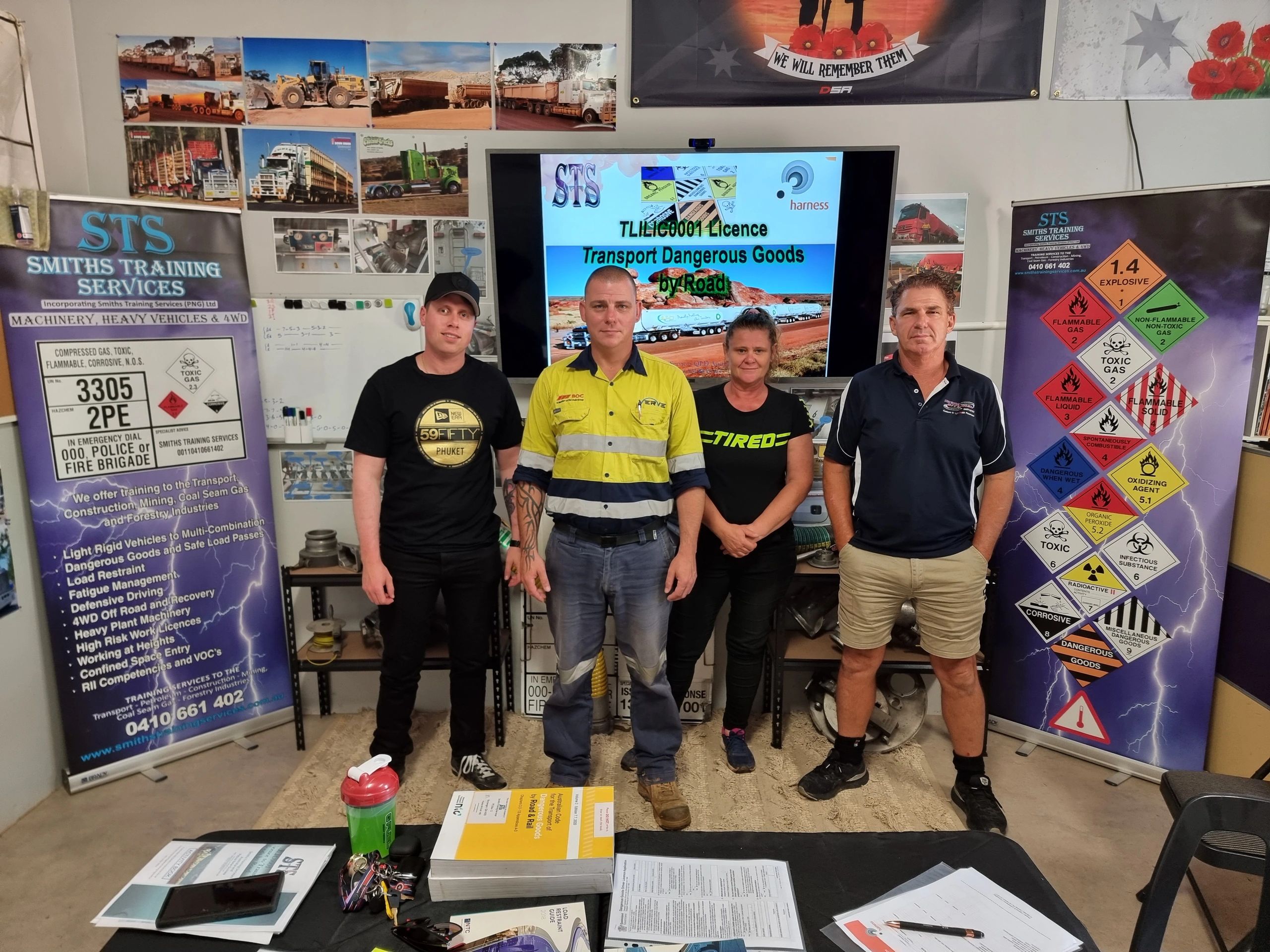 Licence to Transport Dangerous Goods by Road and SLP course.