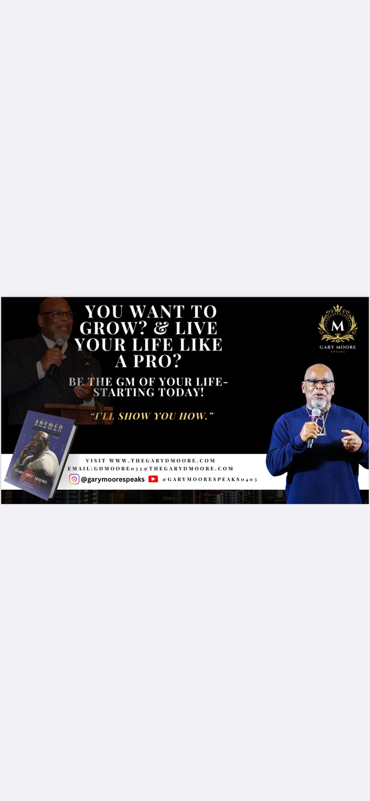 Gary Moore Speaks - online