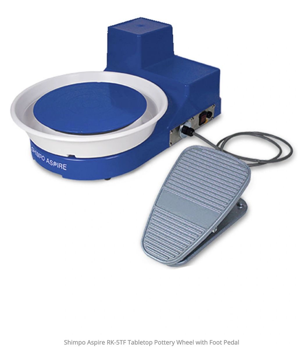 Shimpo Aspire Tabletop Pottery Wheel RK-5TF