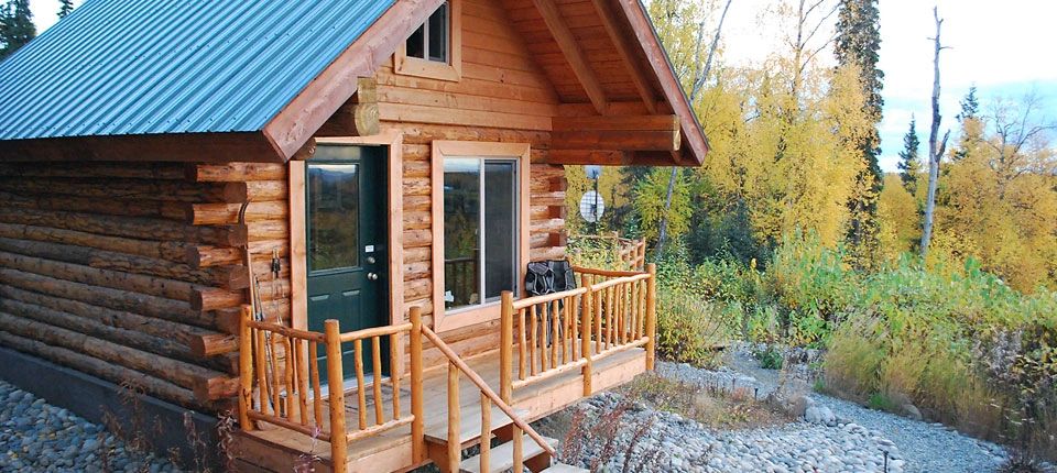 Alaska Log Cabin Vacation Rental - AirBnB Vacation Cabin With Panoramic ...