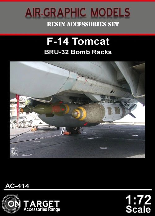 AC-414 F-14 Tomcat BRU-32 Bomb Racks