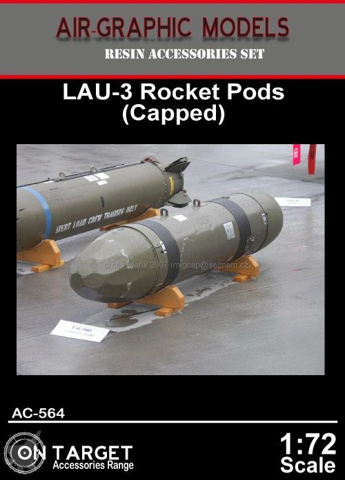AC-564 LAU-3 Rocket Pods with Covers