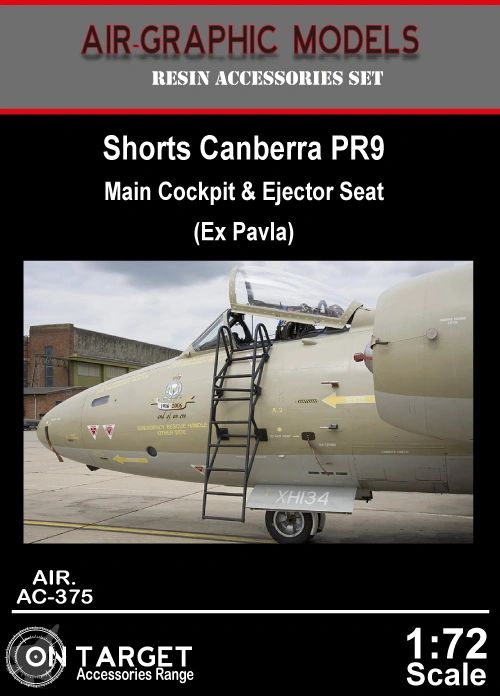 AC-375 Shorts Canberra PR9 Pilots Cockpit Tub and Ejector Seat