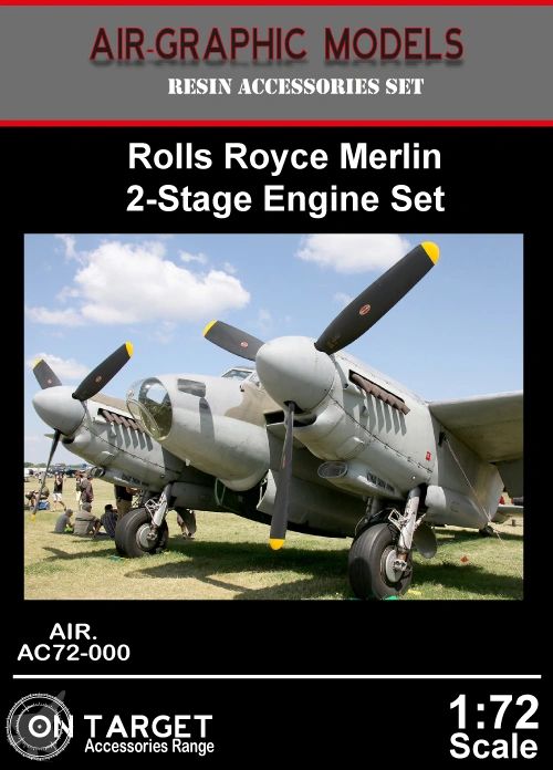AC-460 Rolls Royce/Packard Merlin 2-Stage Engine Set