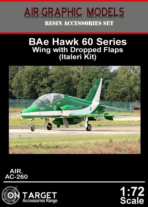 AC-260 BAE Hawk Wing with Dropped Flaps for Italeri Kit