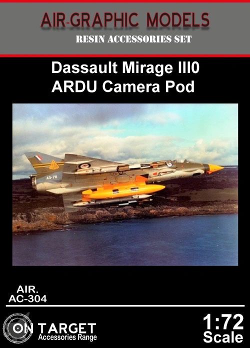 AC-304 Mirage IIIO ARDU Fuel tanks converted to camera pod