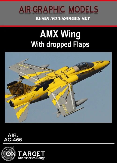 AC-457 AMX Ghibli Complete Wings with Dropped Flaps & Slats