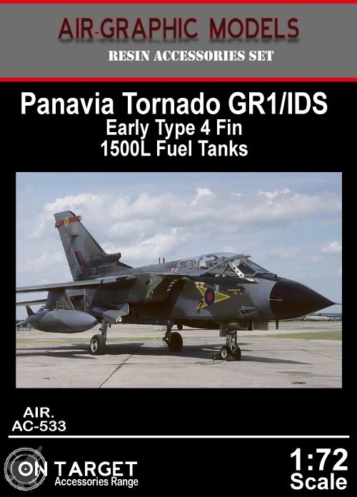 AC-533 Panavia Tornado GR1/IDS Early 4 Fin, 1500L Fuel Tanks