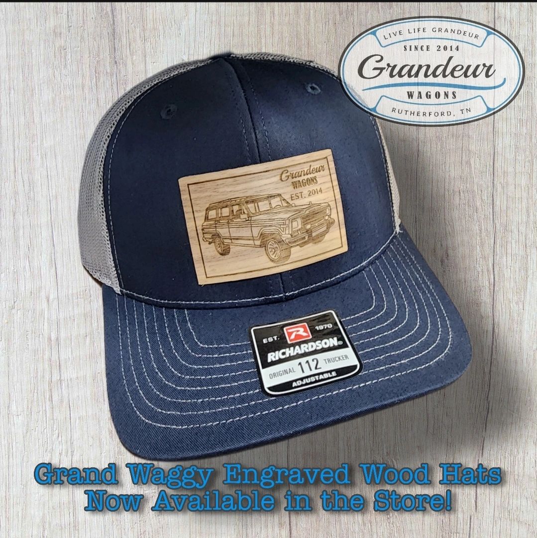"GRAND WAGGY" Engraved Wagoneer Walnut Hat