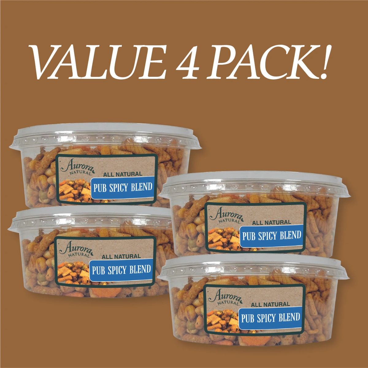 Spicy Pub Mix - Value 4-Pack Family Size (00684)