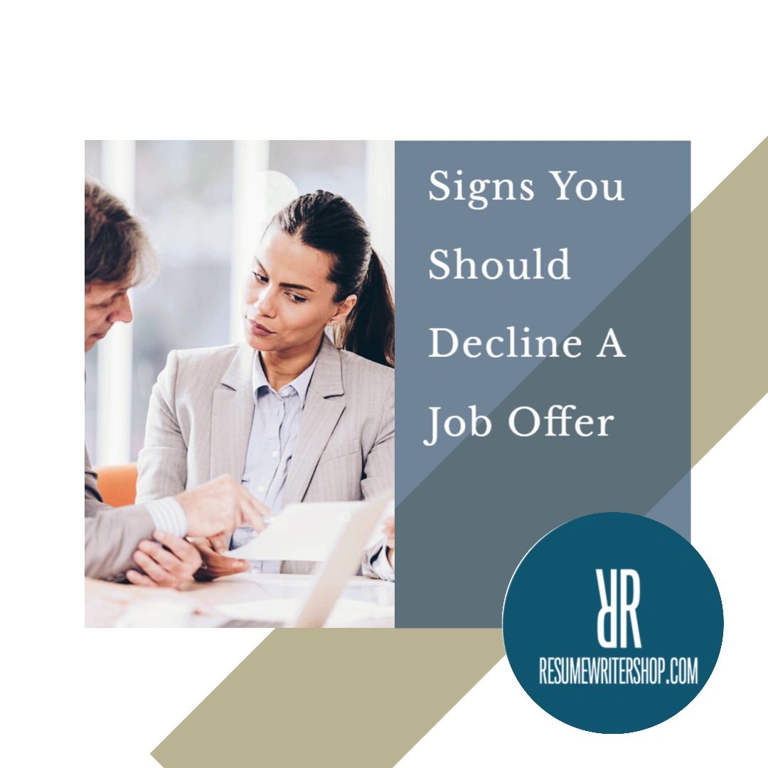 When to Decline a Job Offer