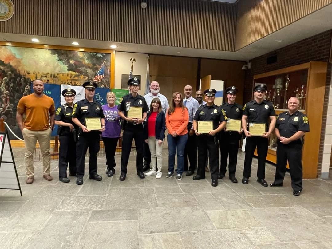 Six Chief's Awards Groton Town Police