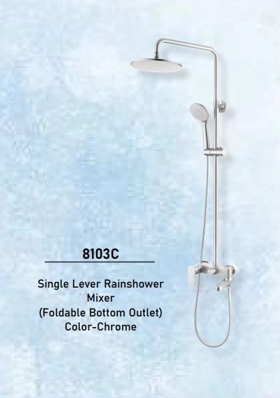 VERA Single Lever Rainshower Mixer (FOLDABLE BOTTOM OUTLET) 8103C